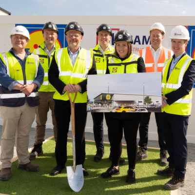 Mayor of Limerick John Moran turns the sod at Lidl Ireland’s latest ...